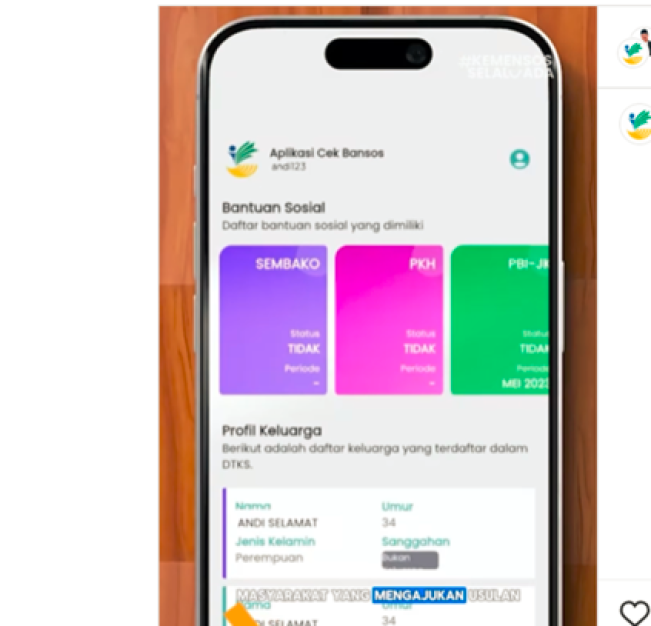 Bansos belum Masuk Rekening? Tenang, Ini Cara Cek Status Bansos PKH dan BPNT Anda via HP